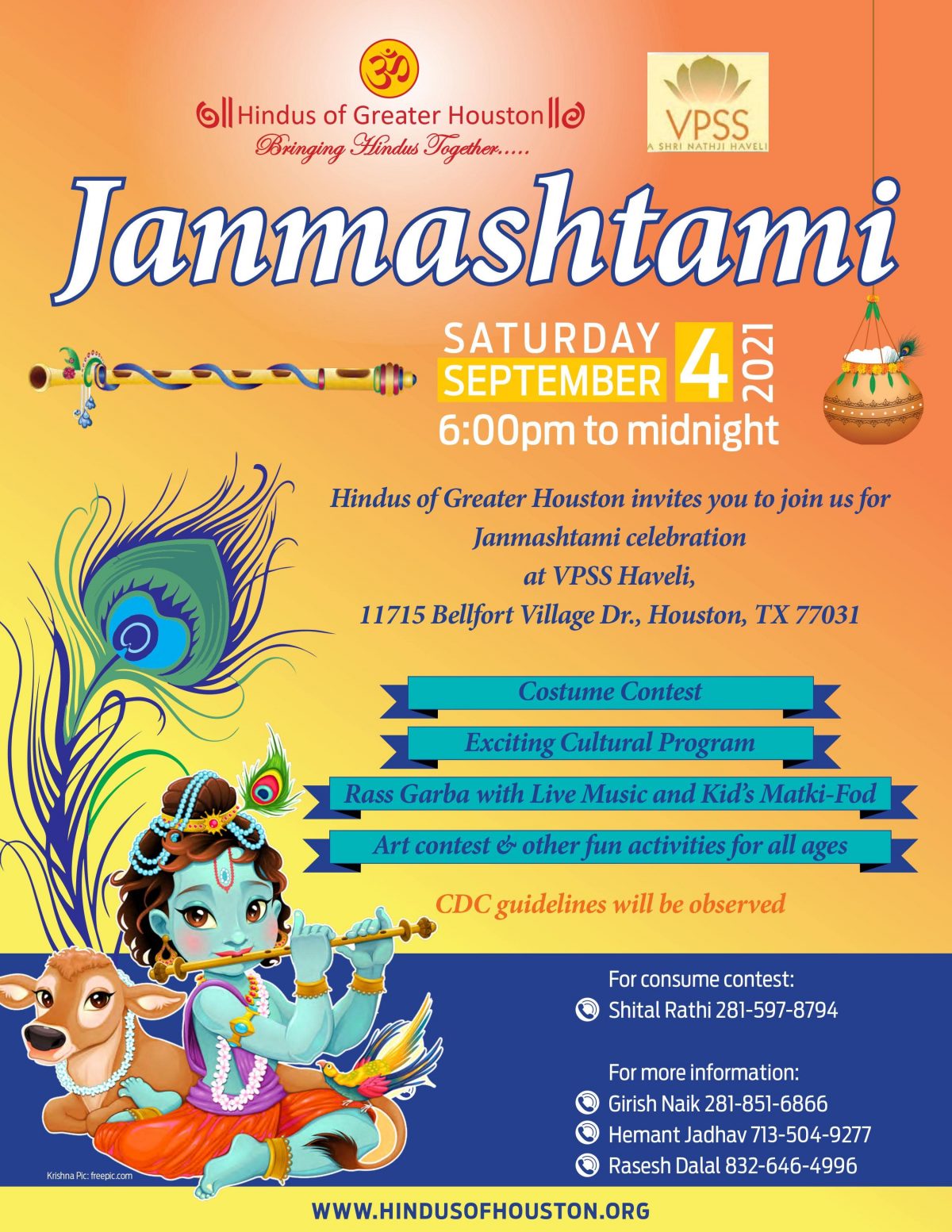 Hindu Community Events – Hindus of Greater Houston